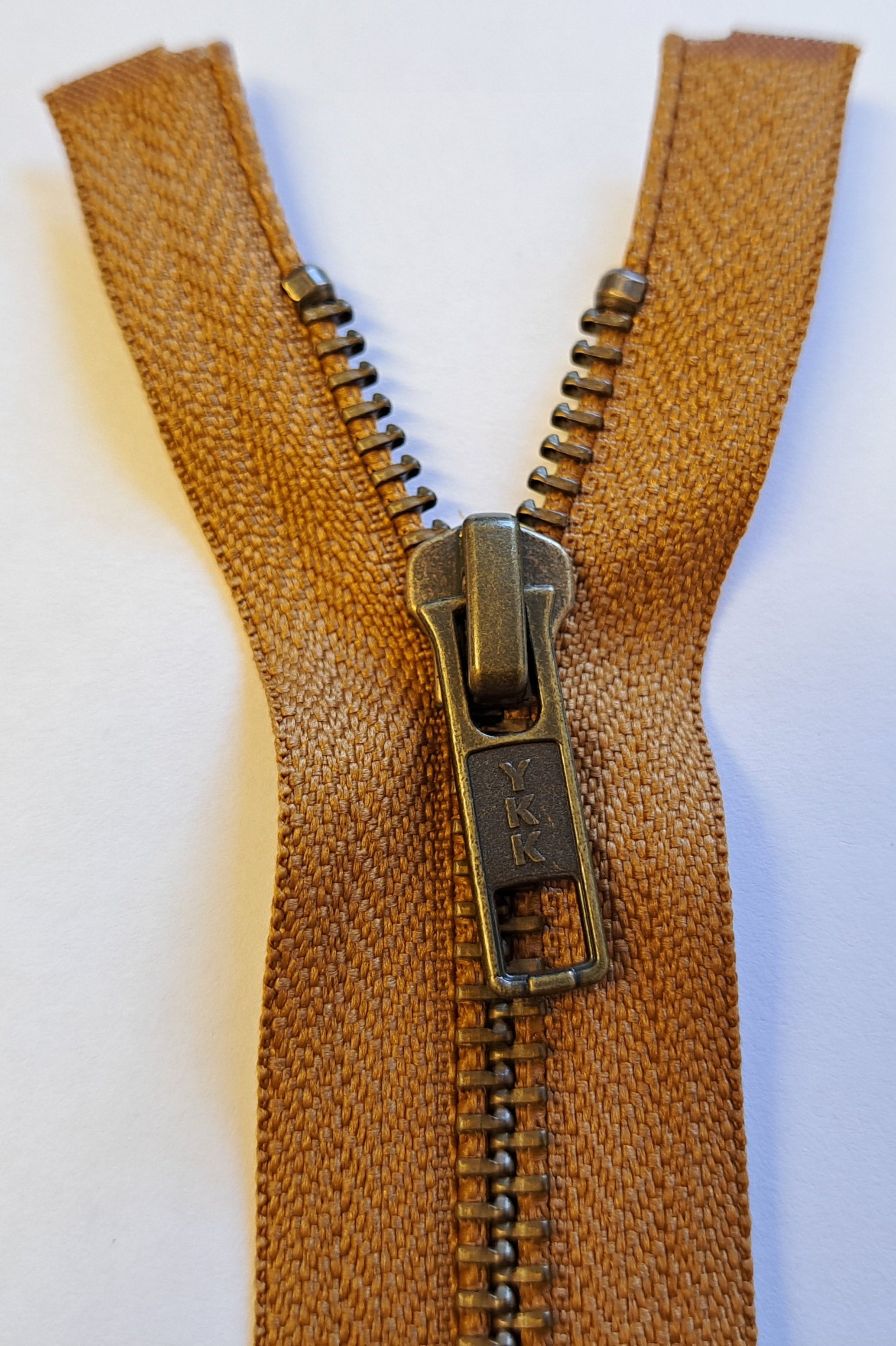 YKK RGKBOR56 Zips Antique Brass Heavyweight Open End No.5 – ZipsUK